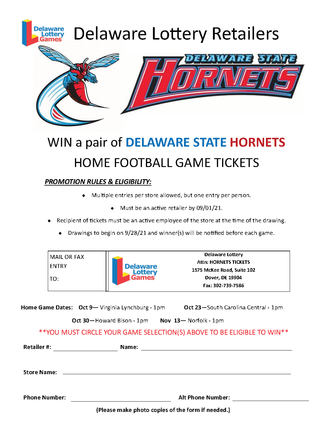 Past Promotions | Delaware Lottery
