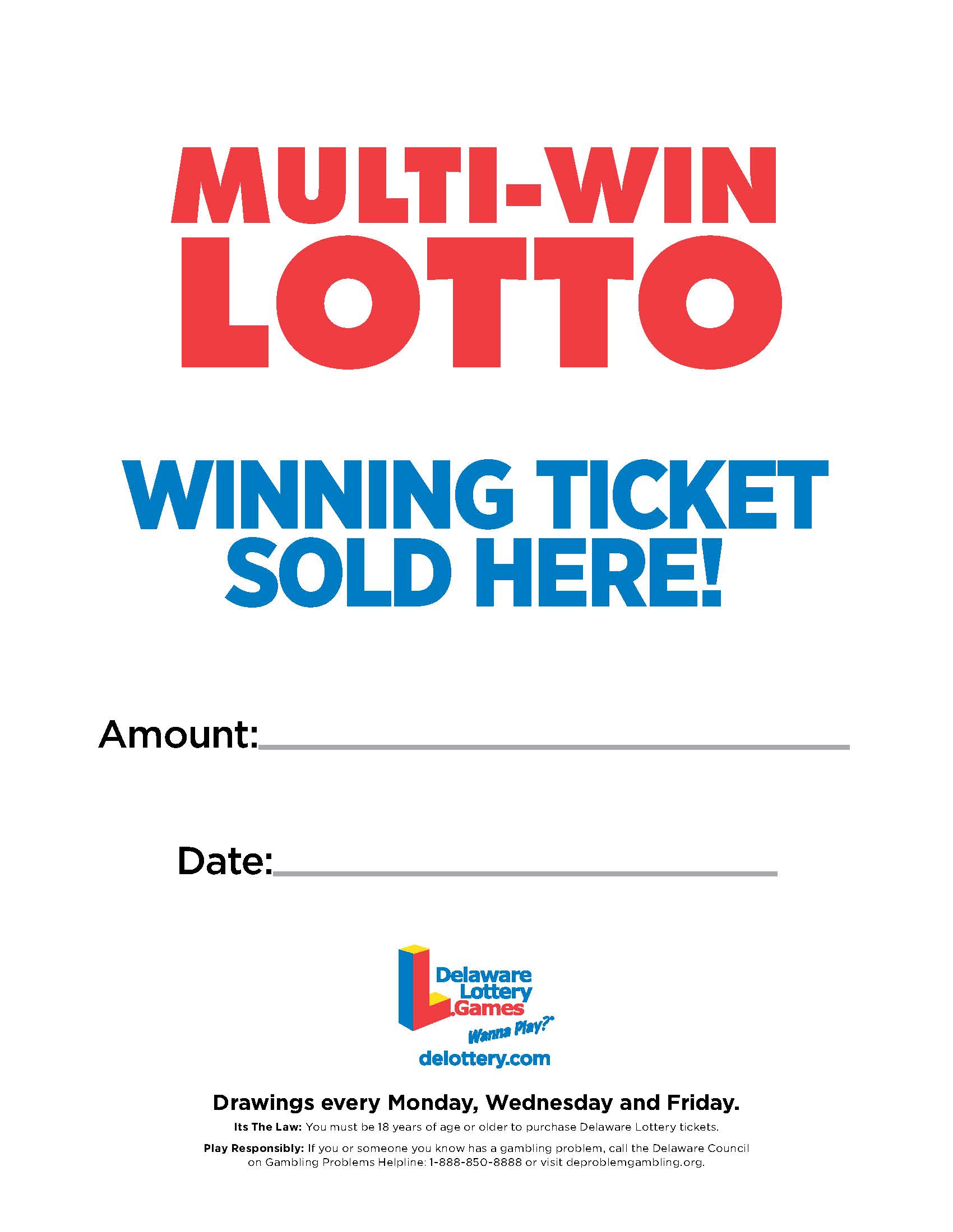 Posters | Delaware Lottery