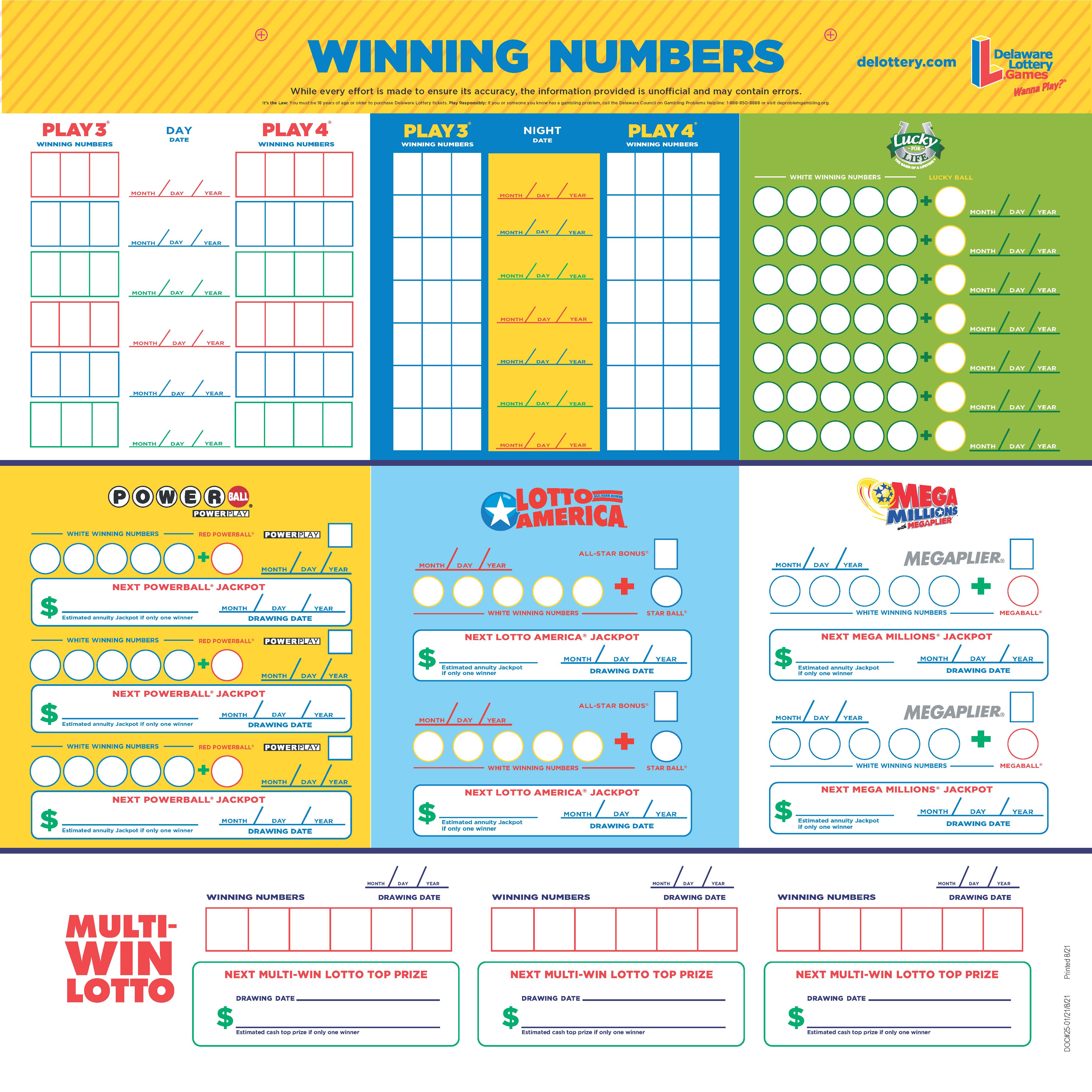 Posters | Delaware Lottery