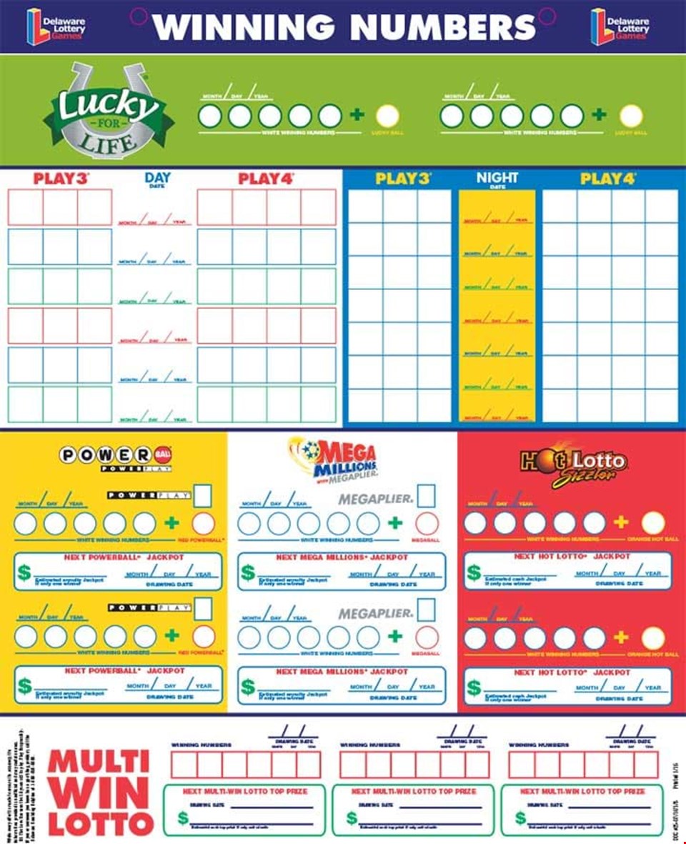 Available Point-Of-Sale Materials | Delaware Lottery